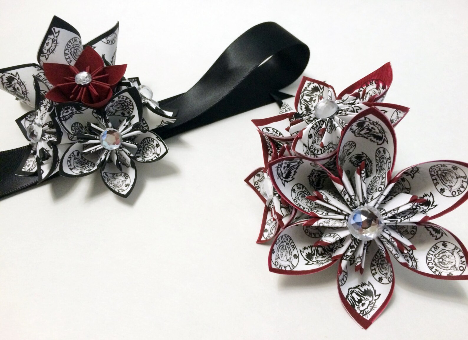 Prom Night- Custom Corsage & Boutonniere Set, Your School Logo ...
