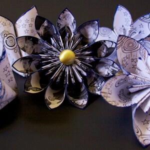 Doctor Who Inspired Paper Flowers Set of 5, 11 Doctors, Handmade, One ...