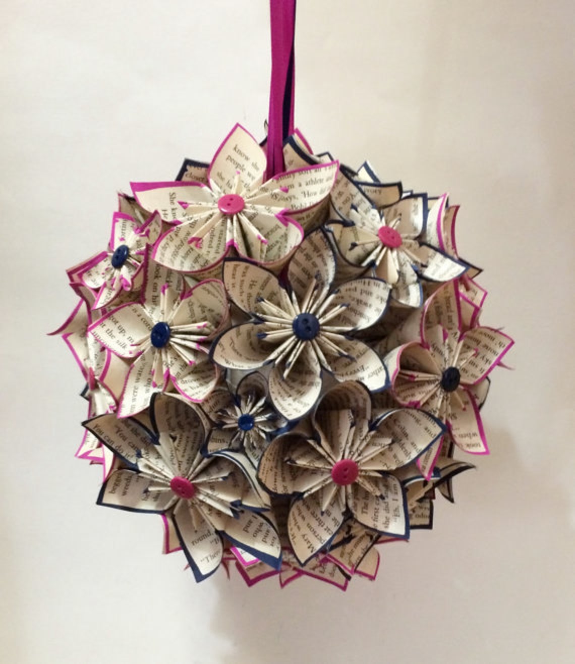 Bridal Flower Pomander- Handmade Wedding Bouquet, Made to Order ...