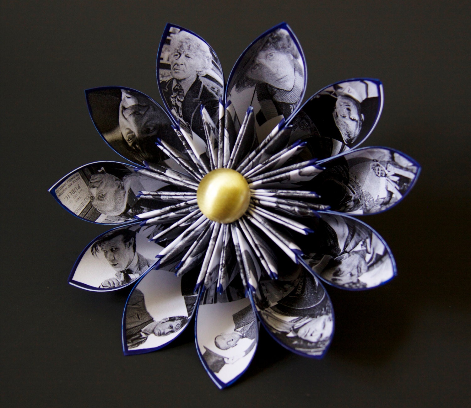 Doctor Who Inspired Paper Flowers Set of 5 11 Doctors - Etsy