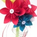 Paper Flower Bouquet 7 Inch 10 Flowers One of a Kind - Etsy