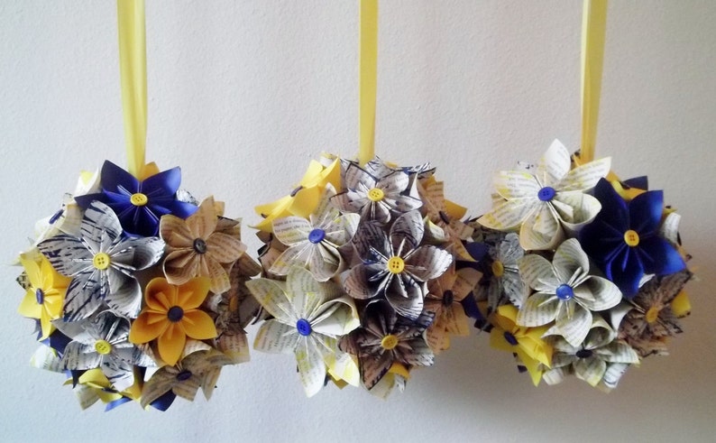 Bridal Flower Pomander- Handmade Wedding Bouquet, Made to Order ...