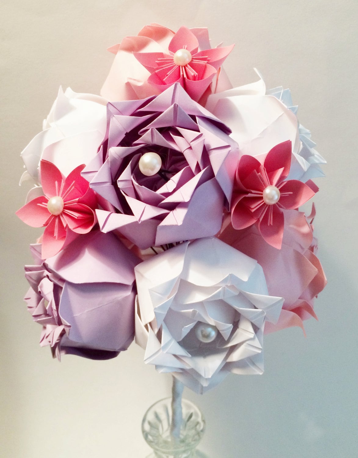 Dozen Deluxe Paper Roses Handmade Paper Flowers First | Etsy