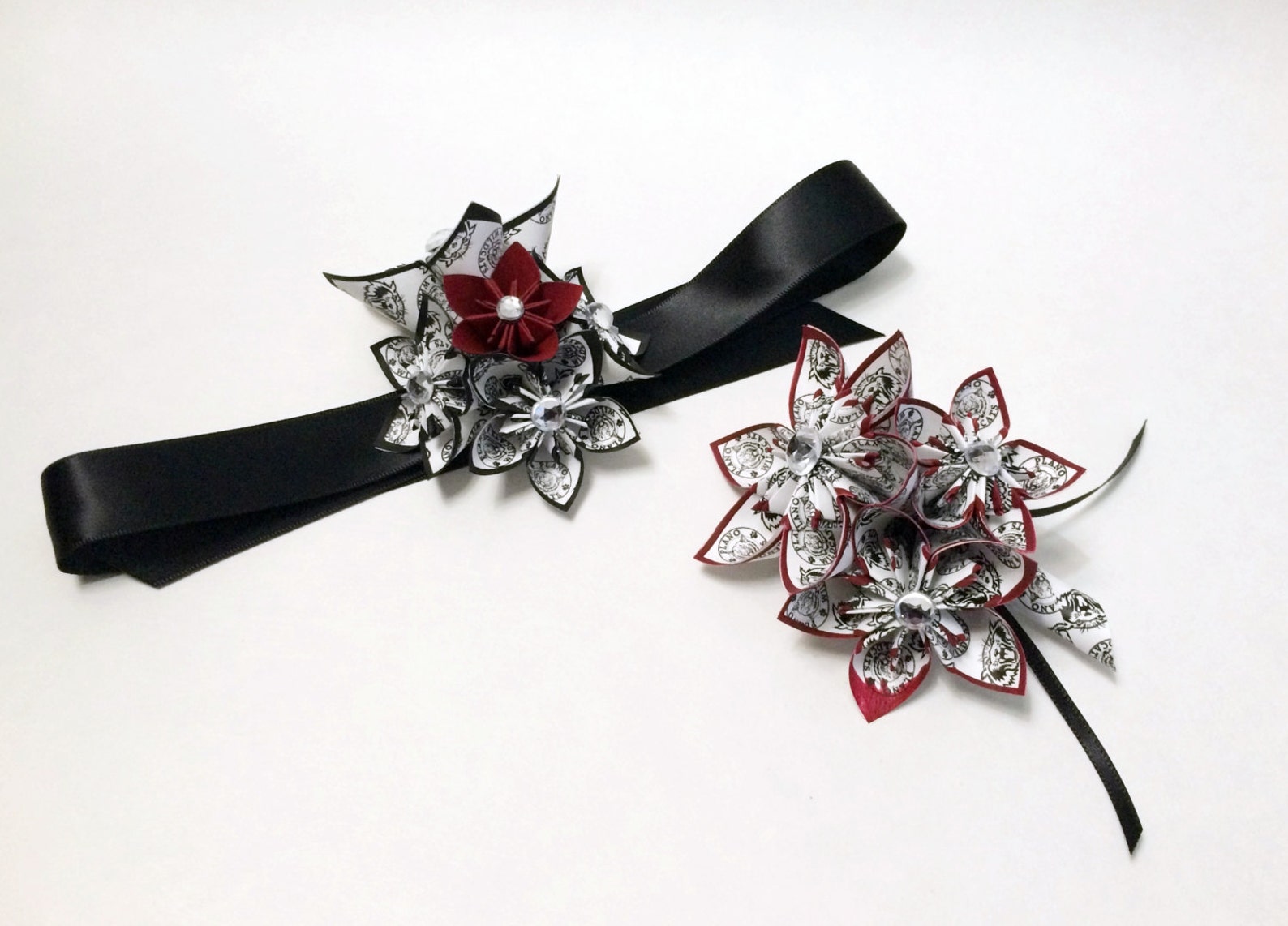 Prom Night- Custom Corsage & Boutonniere Set, Your School Logo ...