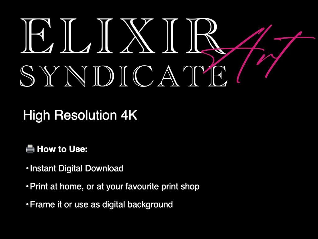 Cyberpunk Martini – Digital Cocktail Poster – Neon Bar Art – Elixir Syndicate + Gift Videoposter ...