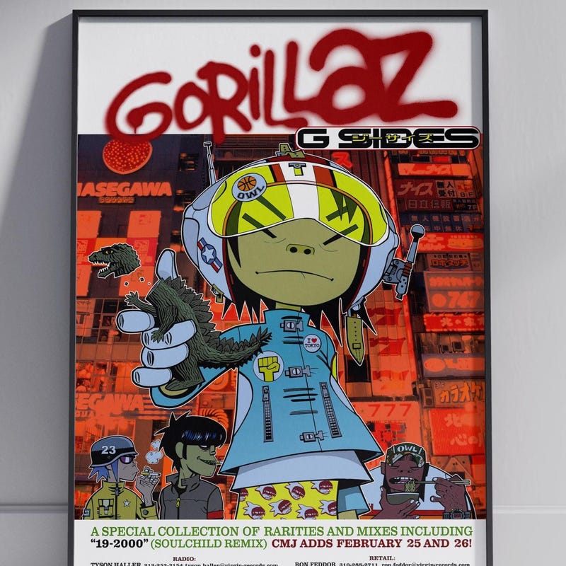 Gorillaz the Movie - Etsy