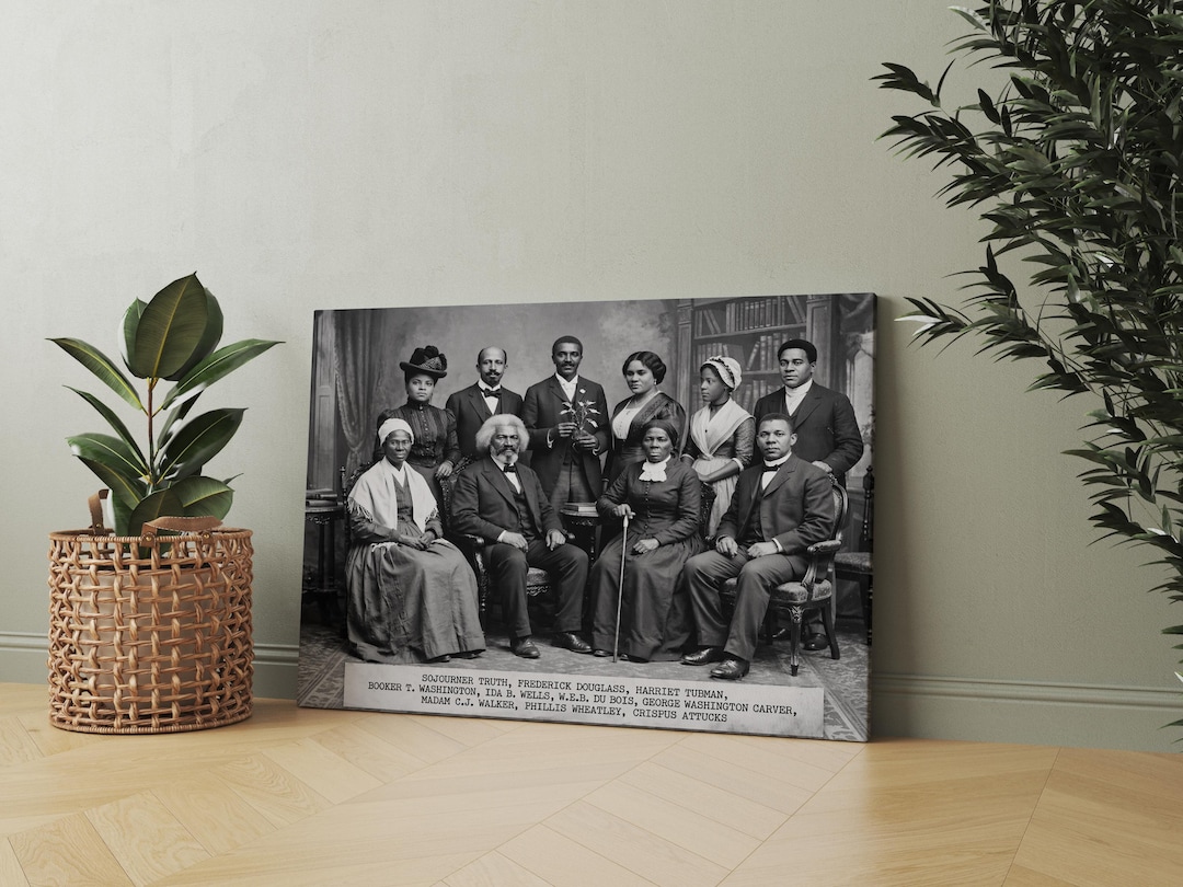African American Icons, Black History Wall Art, Vintage History Print ...