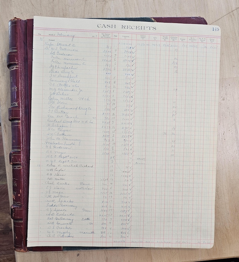 1900s HUGE French Ledger and American Ledger Pack - Etsy