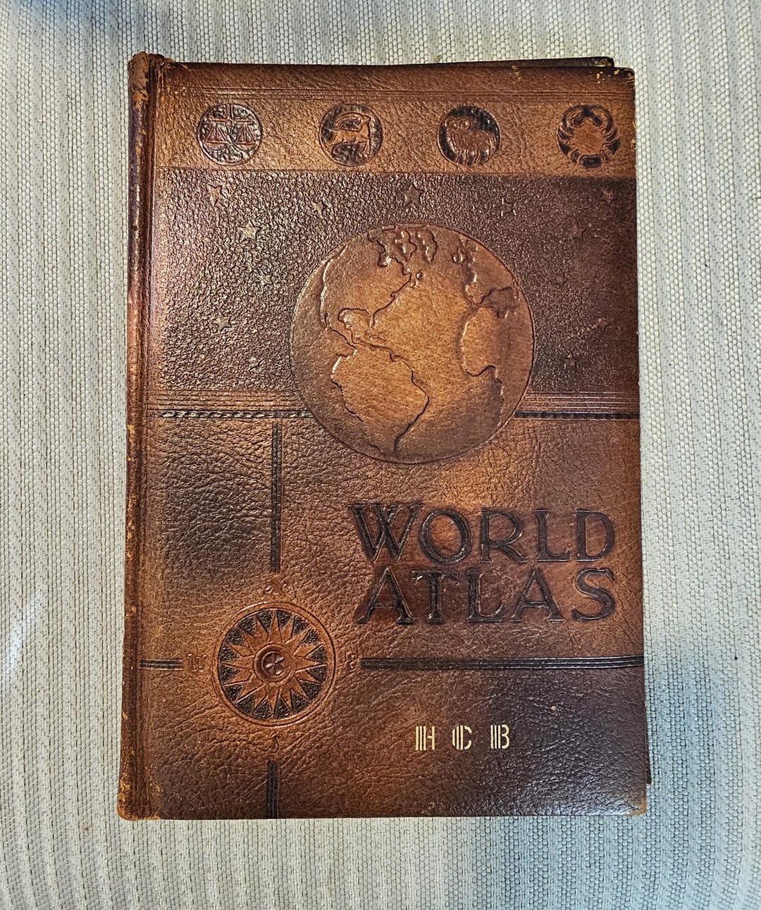 World Atlas Book Cover - Etsy
