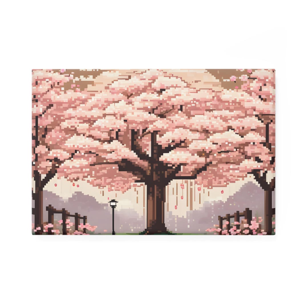 Cherry Blossom Magnet Pixel Art - Etsy Canada