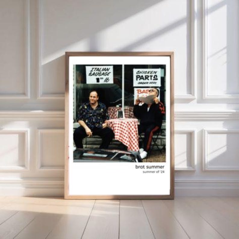 Art Print - "brat Summer" Tony Soprano - Etsy