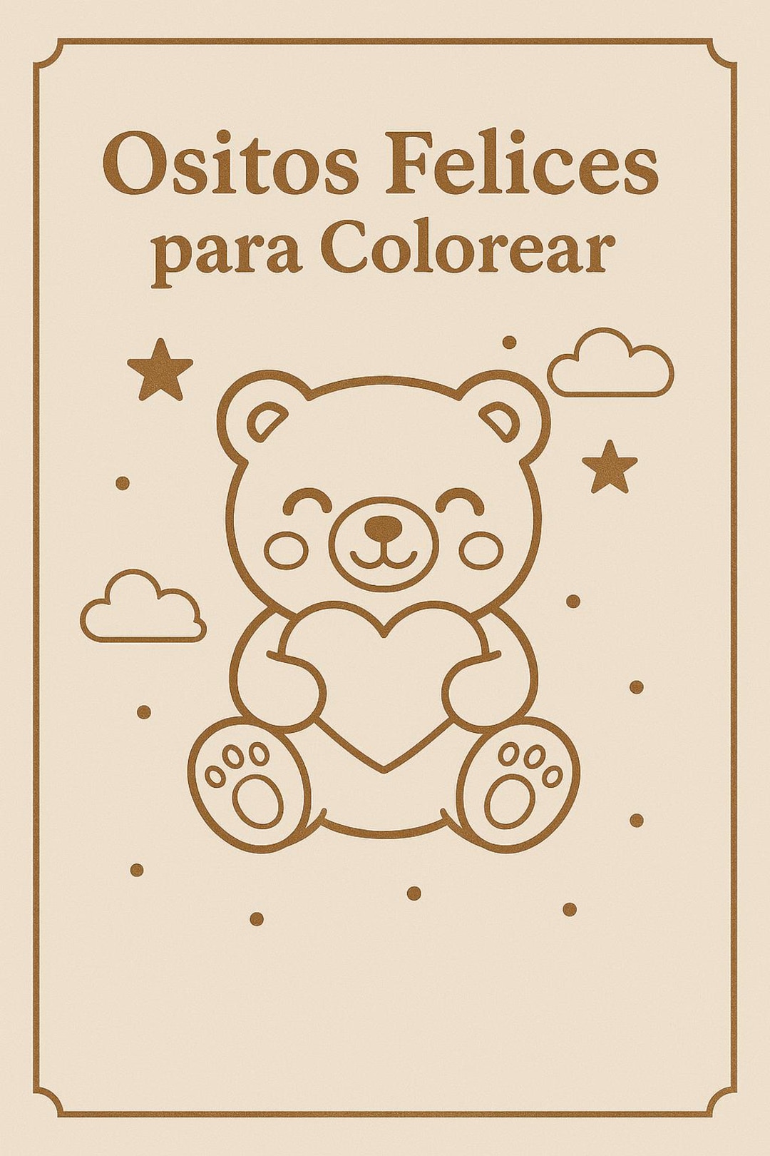 Ositos Felices Para Coloriar - Etsy