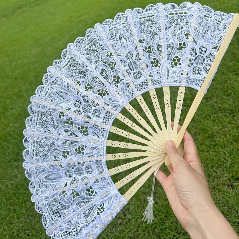Lace Hand Fan - Etsy