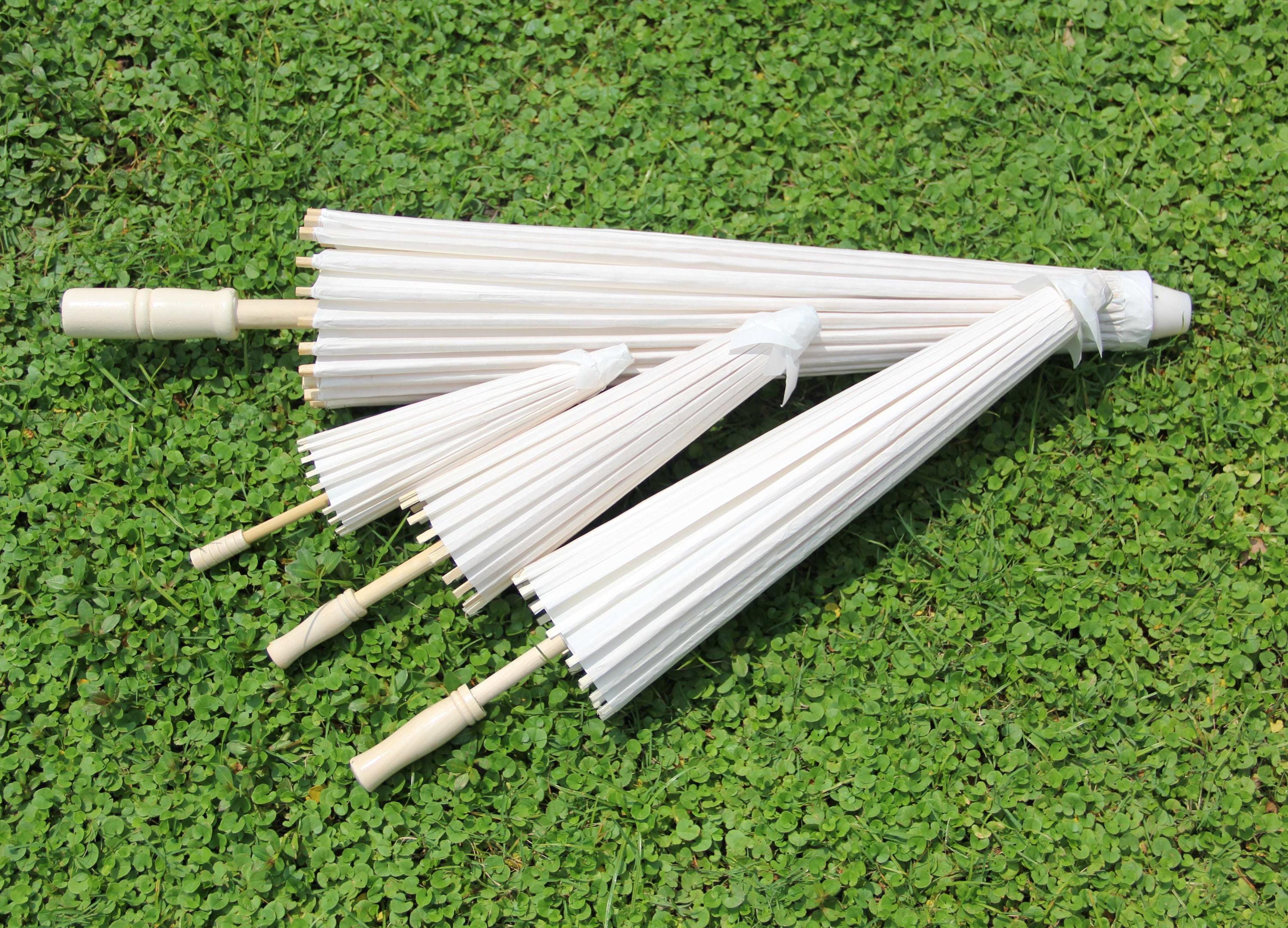Wedding Umbrella| Handmade Bamboo & Wood Paper Parasol: DIY Craft ...