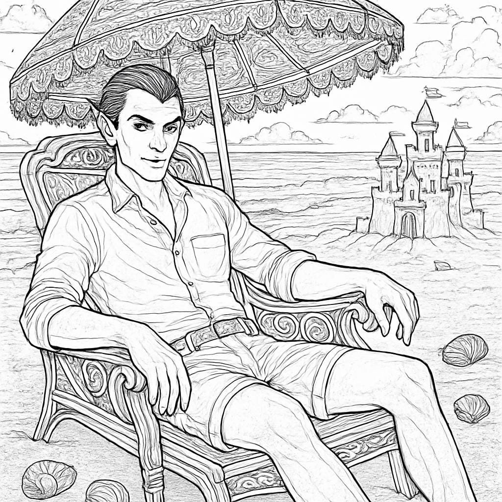 Summerween Coloring Pages: Halloween Characters, Spooky Season Fun - Etsy