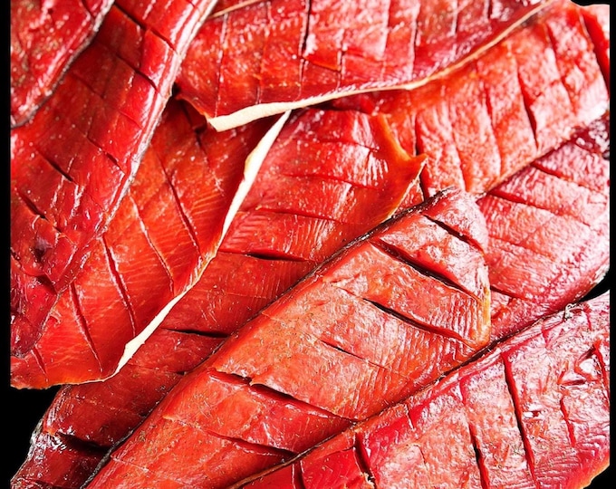 Candied Cold Smoked Sockeye Salmon Copper River- Fish Delicacy - Etsy