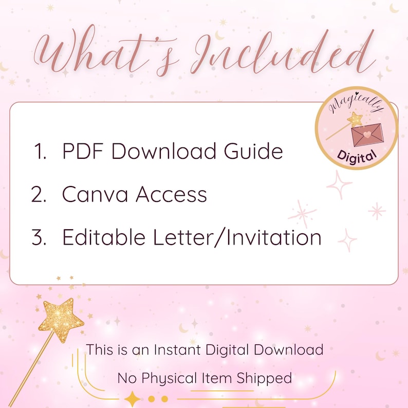 Editable Wizard School Letter & Supply List | Magical Printable PDF ...