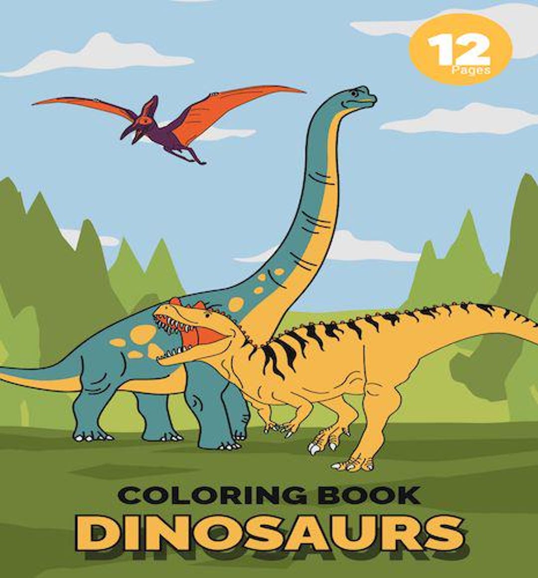 Dinosaur Coloring Book | Kids Coloring Pages | Activity Pages ...