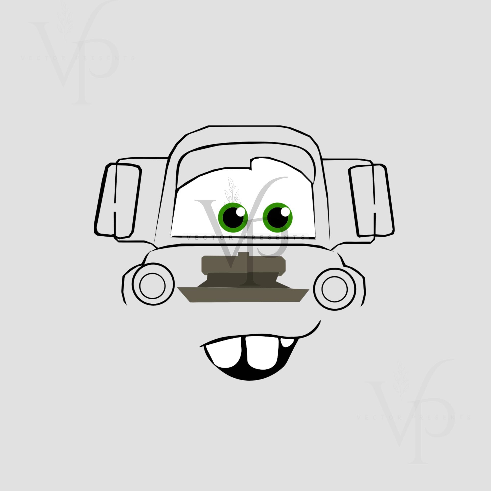 Cars Faces Svg Cliparts Bundle, Cars Face Png Svg, Cars Tshirt Design ...