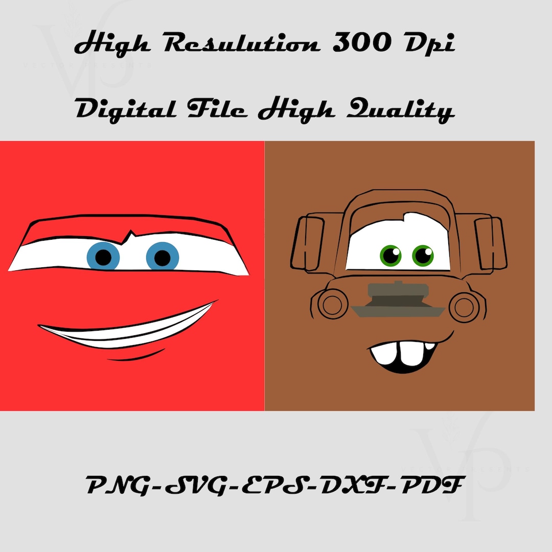 Cars Faces Svg Cliparts Bundle, Cars Face Png Svg, Cars Tshirt Design ...