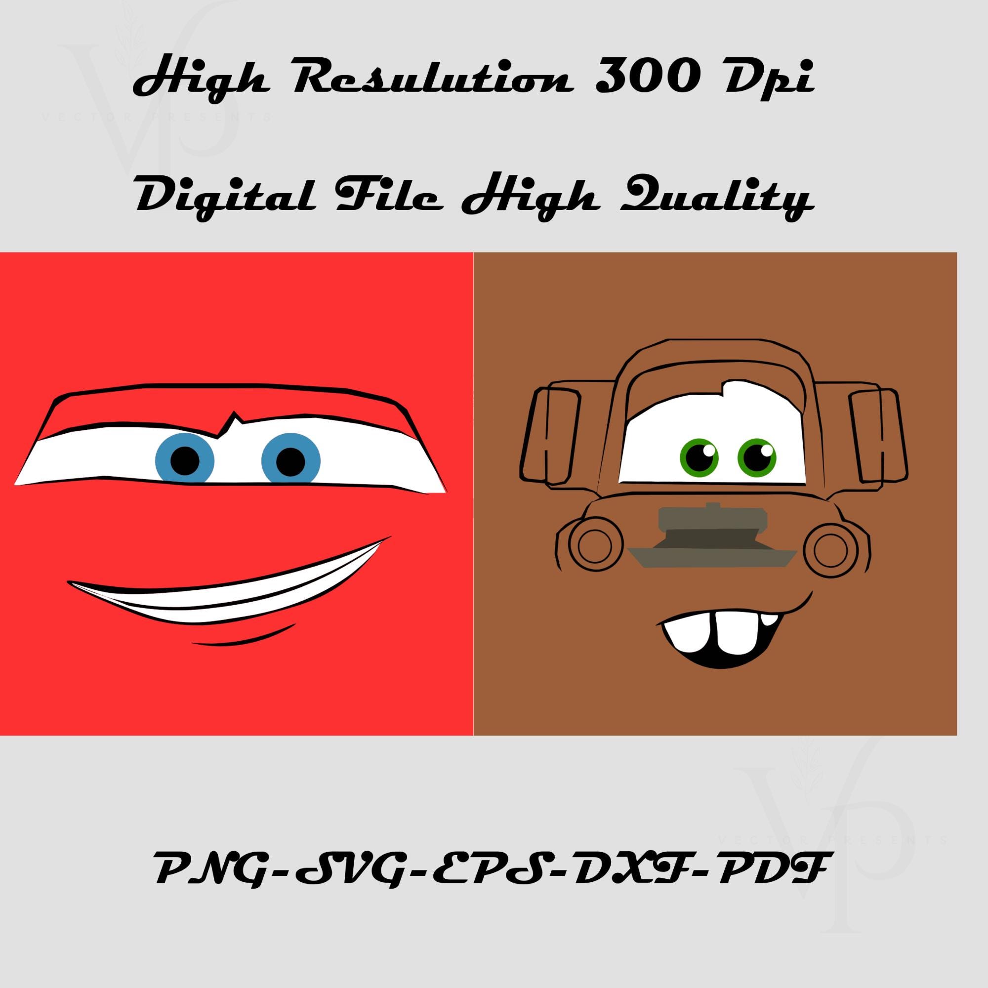 Cars Faces Svg Cliparts Bundle, Cars Face Png Svg, Cars Tshirt Design ...