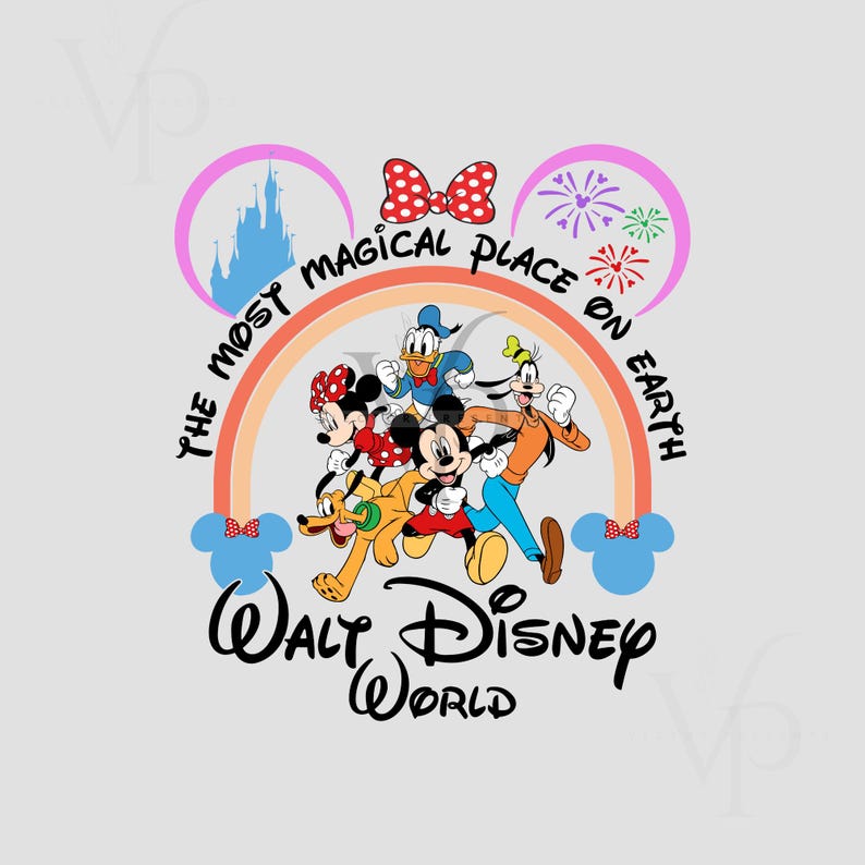 Walt Disney World SVG PNG – Magical Disney Family Trip Clipart – Mickey ...