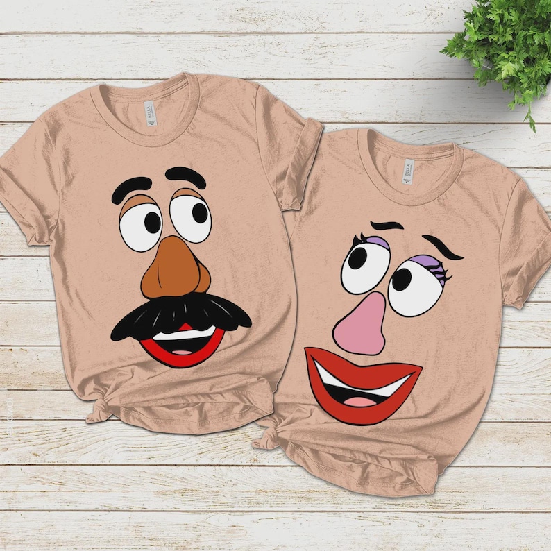 Mr / Mrs Potato Head Faces Bundle SVG PNG | Funny Face Parts PNG ...