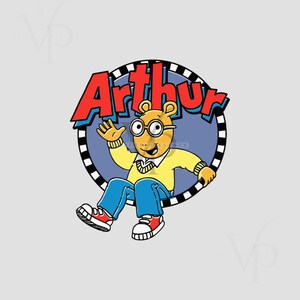 Arthur SVG PNG Bundle | Retro Kids Cartoon Clipart | Arthur and Friends ...