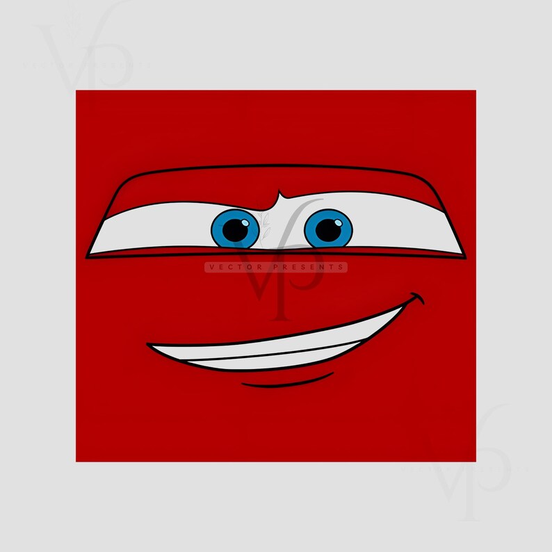 Cars Face SVG PNG Bundle | Lightning Car Character Cut File | Cartoon ...
