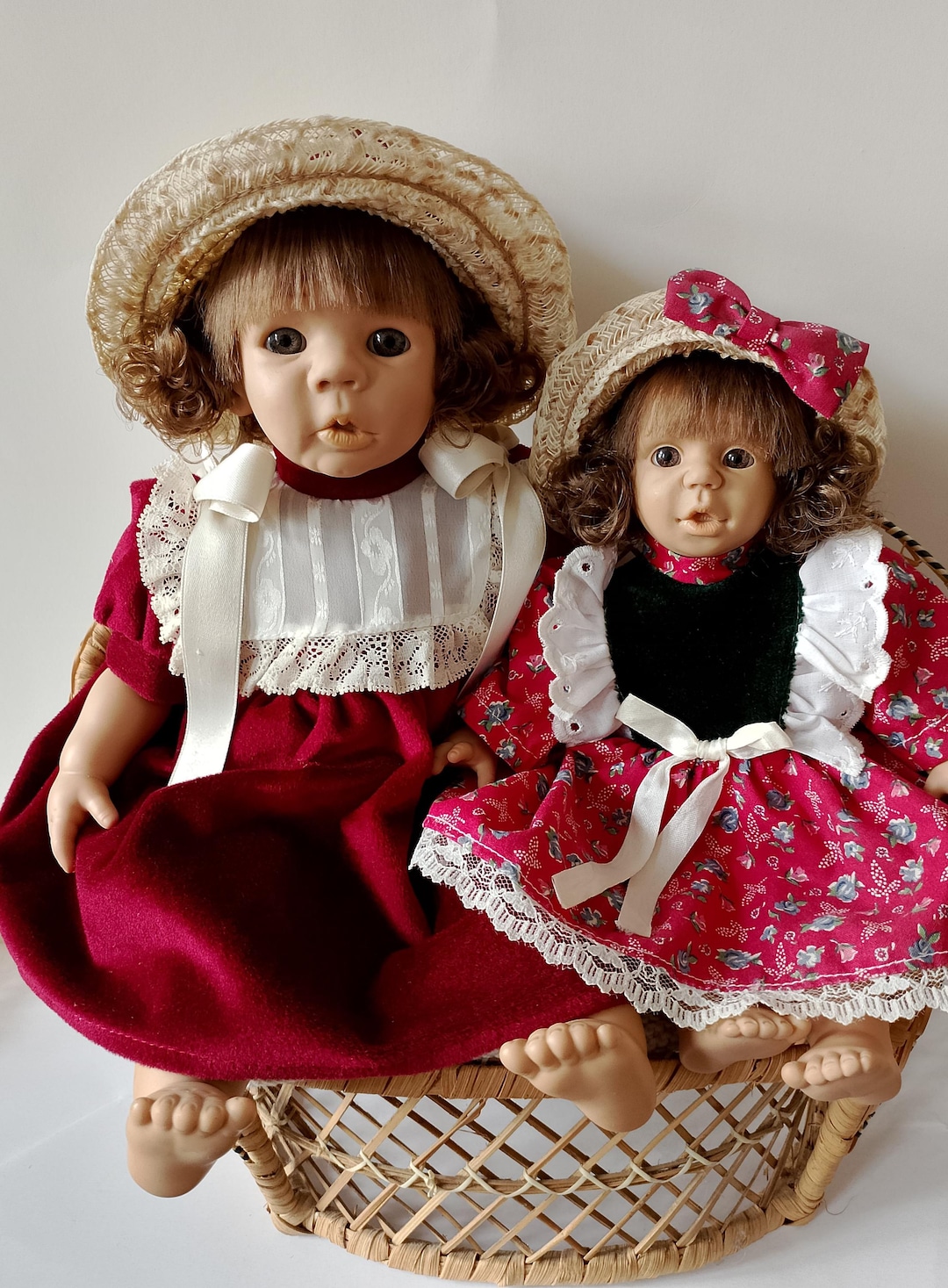 Vintage Pura Pastor Juan Character Dolls, Collectible Dolls. Made in ...