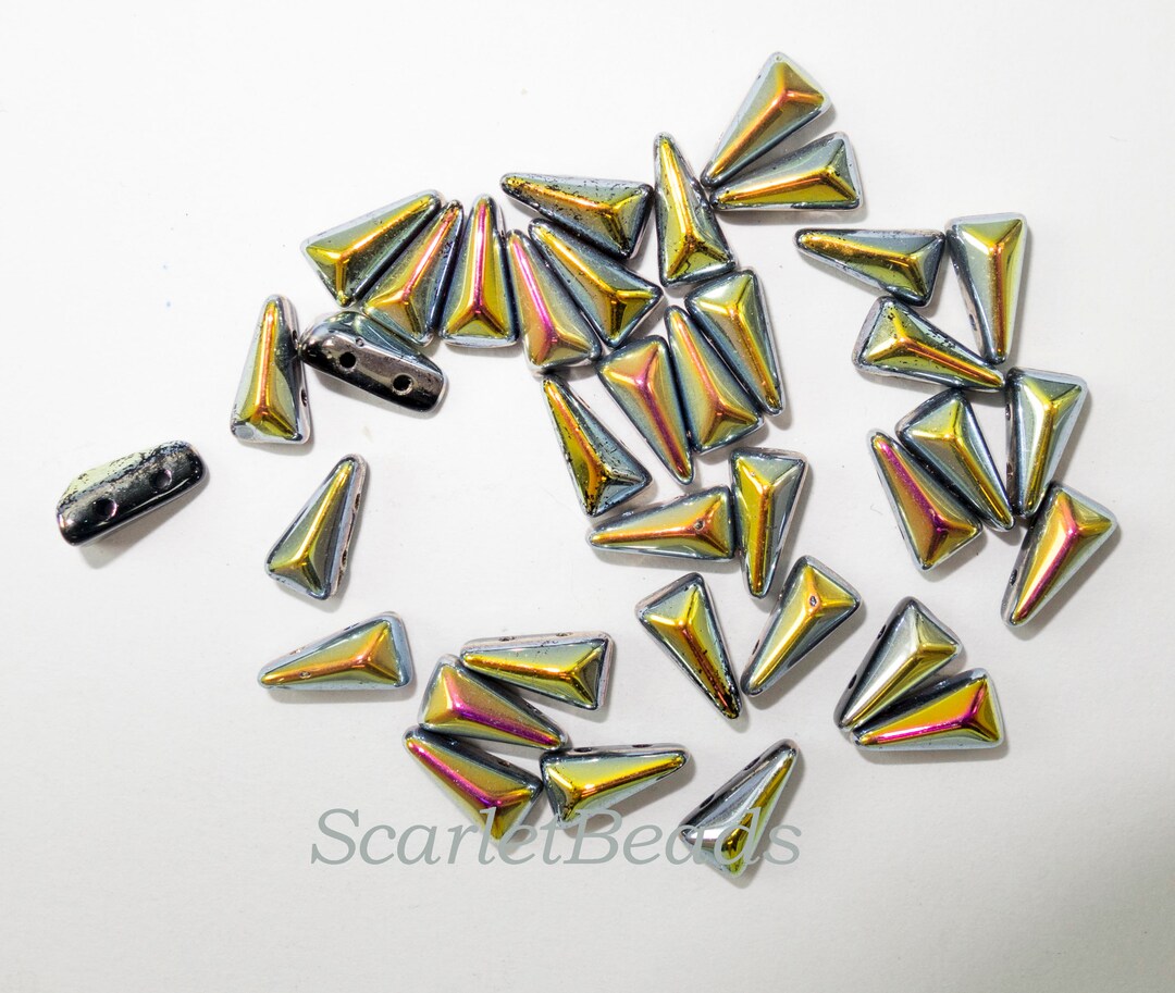 50pcs Vexolo® Czech Pressed Glass Beads 5x8 Mm, Color 23980_28001 - Etsy