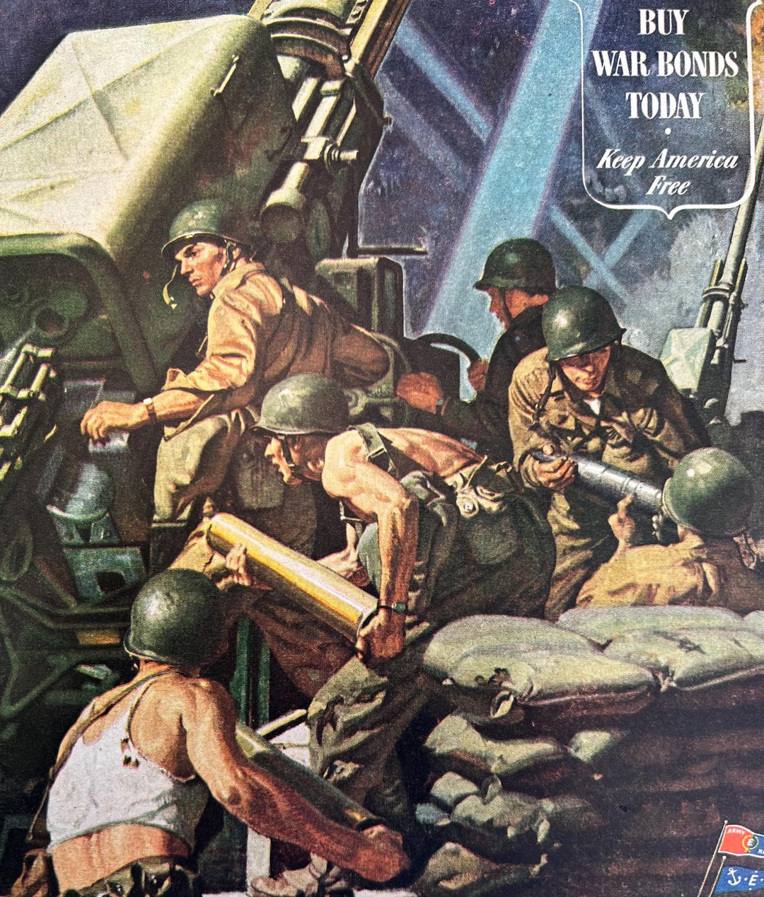 WWII 1944 Strato Flak Gun Ad | Great for Any Military Collector | Makes ...