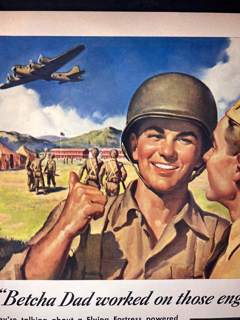 WWII 1943 Flying Fortress Ad | Great for Any Military Collector | Makes ...