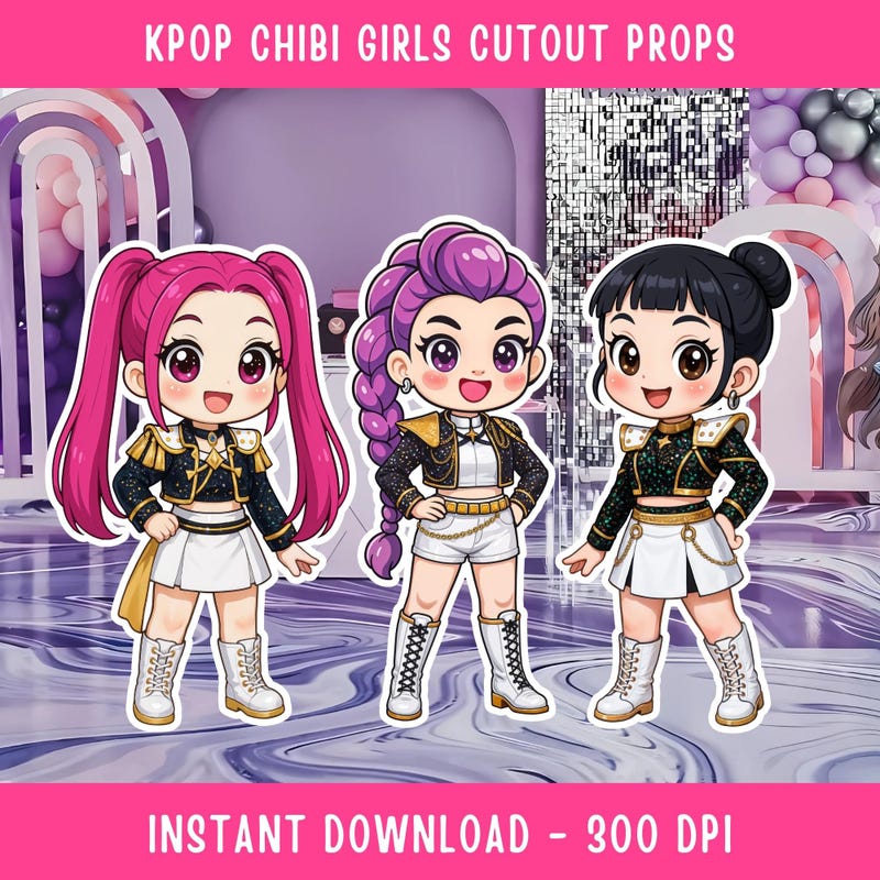 Kpop Demon Hunters Cardboard Cutout - Etsy