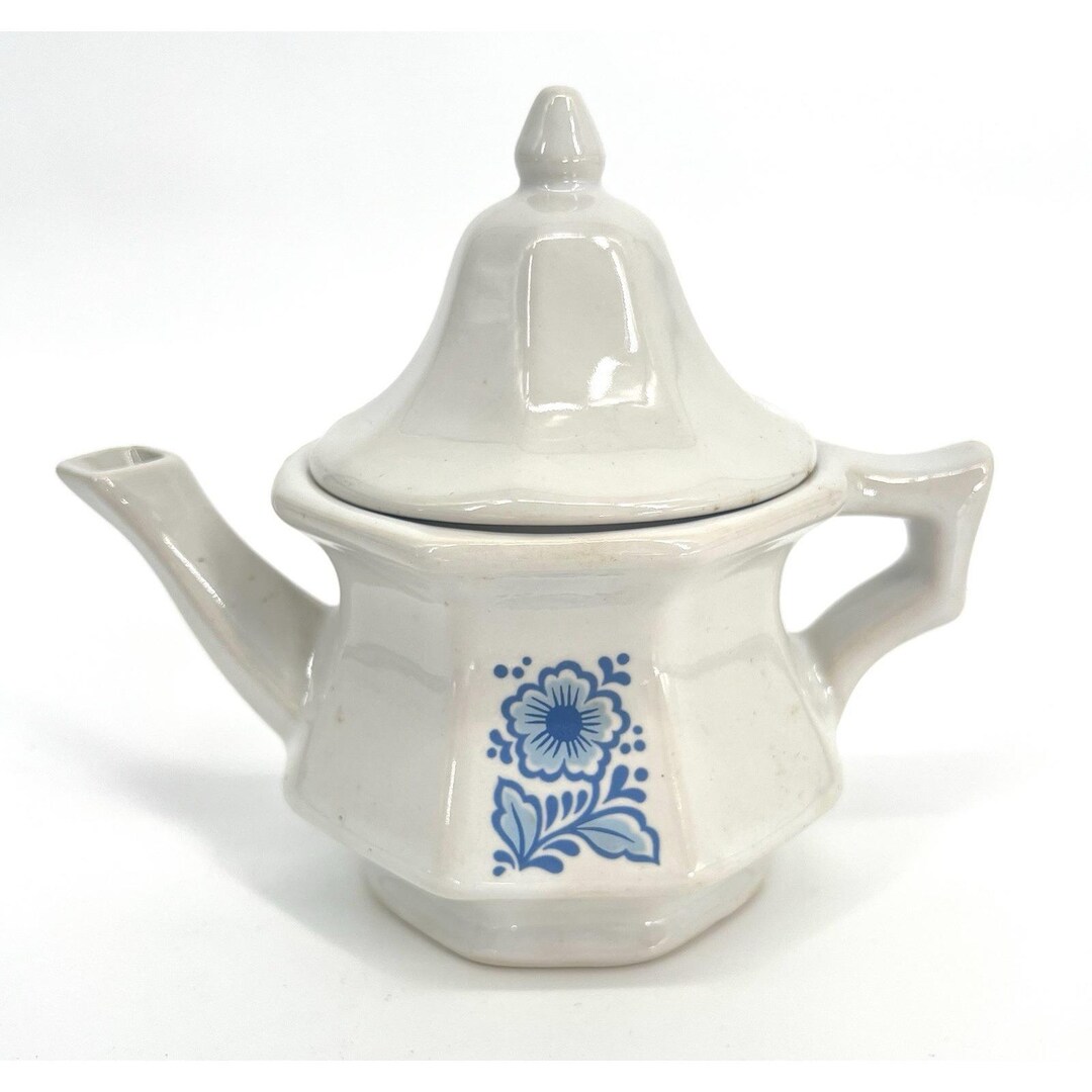 Vintage 1972 AVON China Teapot Perfumed Candle Holder With Box - Etsy