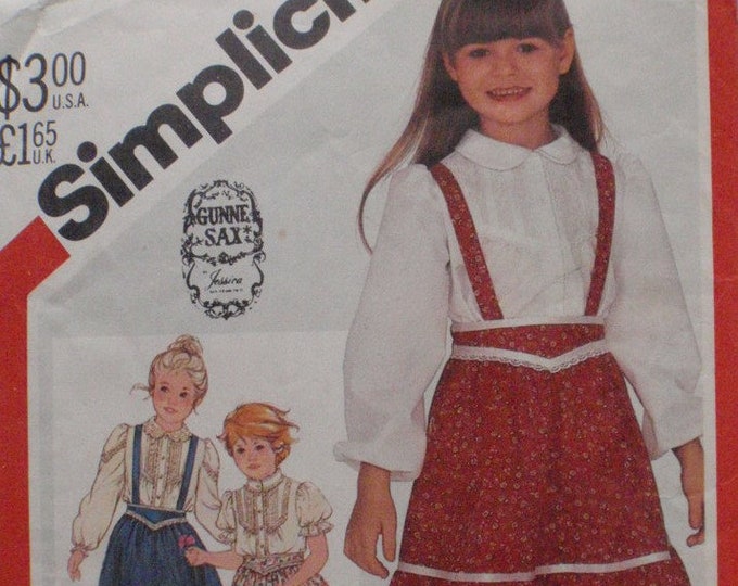 Simplicity 4585 - Preteen Girls Set of Blouses - 1960s Vintage Pattern ...