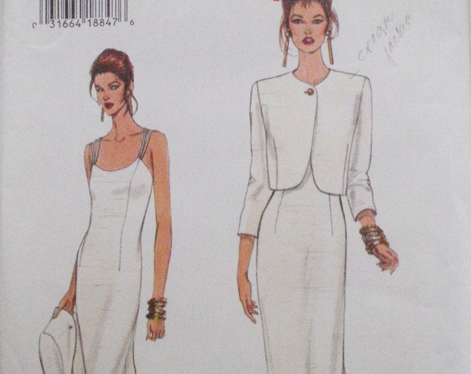 Very Easy Very Vogue 8944 Sewing Pattern Waist Length Jacket and Fitted ...