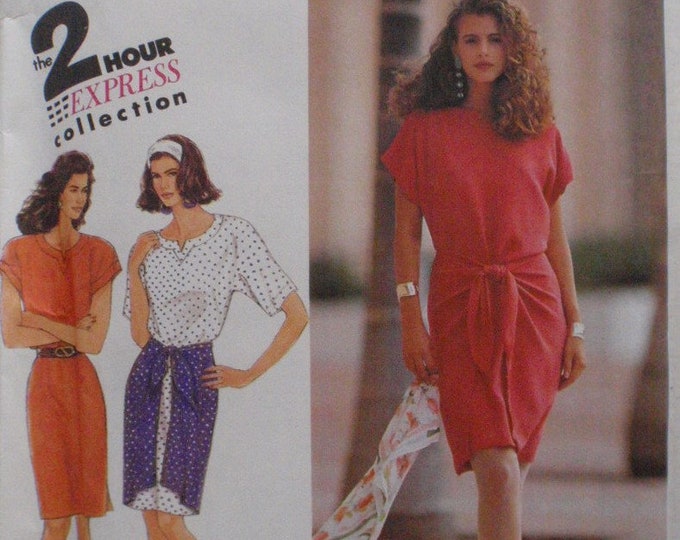 Two Hour Express Sewing Pattern Misses/miss Petite Dress With or ...