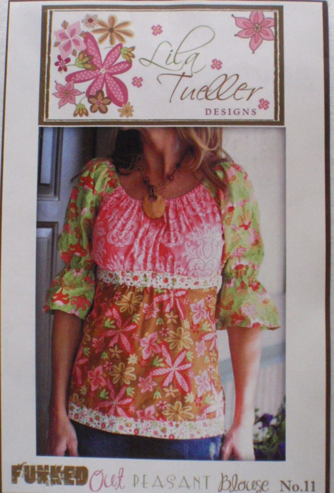 Lila Tueller Funked Out Peasant Blouse Independent Sewing Pattern Sizes ...