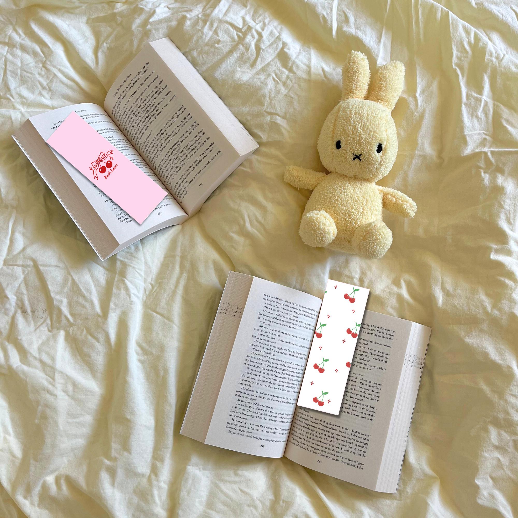 Set of 3 Coquette Printable Bookmarks | Cute Cherry Coquette Bookmarks ...