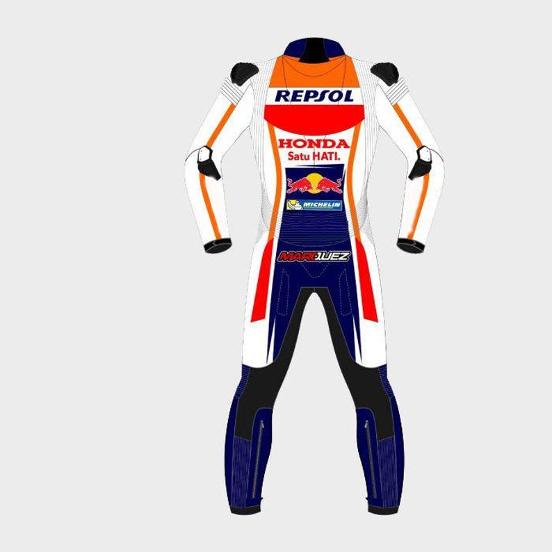 Alex Marquez Honda Repsol Leather Race Suit: Motorbike Racing Armor - Etsy