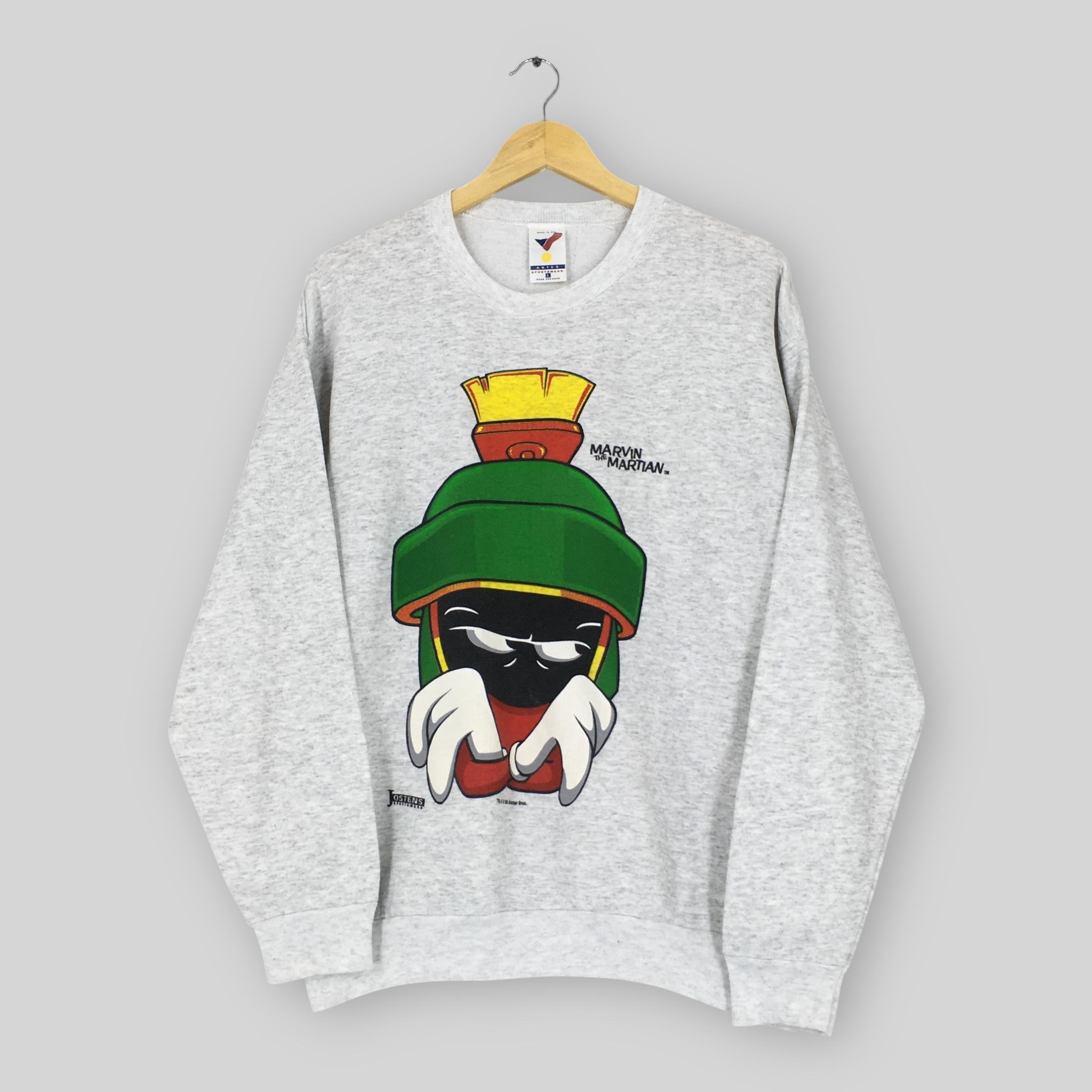 Vintage 90s Looney Tunes Marvin the Martian Sweatshirt Large