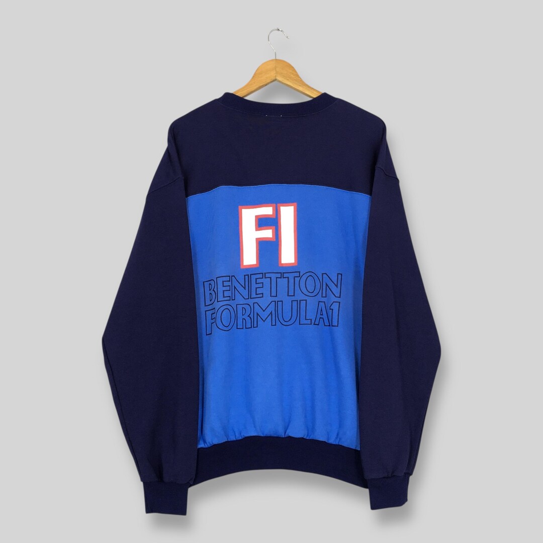 RARE Vintage Benetton Formula 1 Sweatshirt Large 90s Benetton F1 World ...