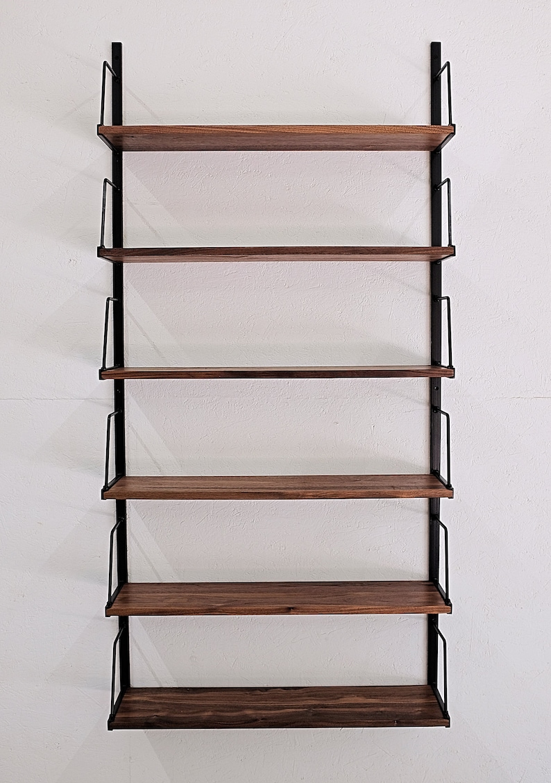 Modern Wall Mounted Bookshelf - Etsy