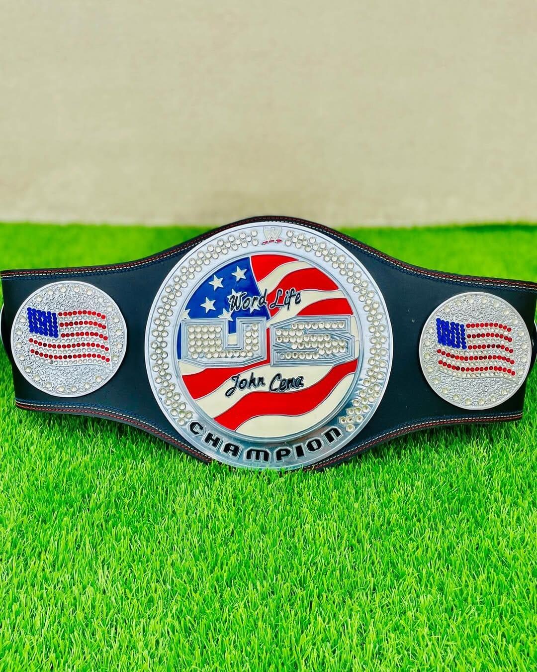 Unites States Spinner Championship Belt Replica 4mm Plates, Wrestling ...