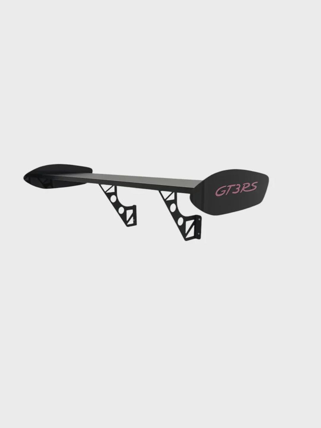 Porsche GT3 RS Spoiler Shelf – Black Wall-mounted Car Wing Shelf ...