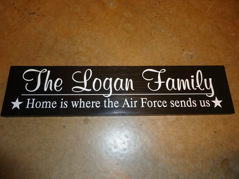 Custom/personalized Sign, Military Family Sign, Wood Sign, Family Gift ...