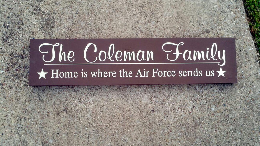 Custom/personalized Sign, Military Family Sign, Wood Sign, Family Gift ...