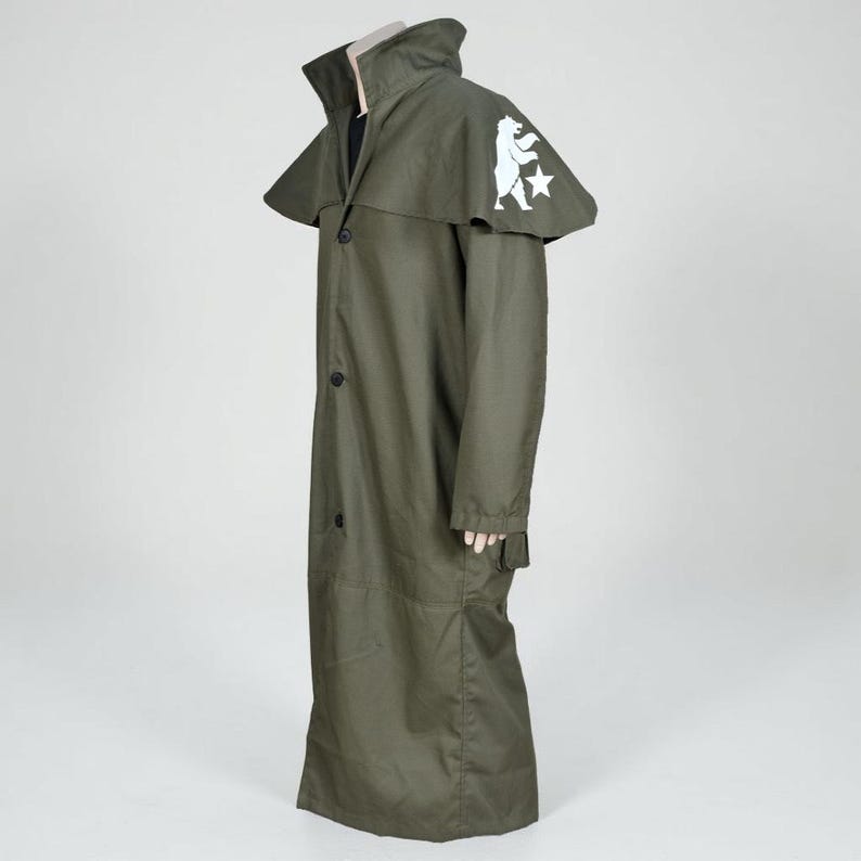 Fallout New Vegas Veteran Ranger Duster Coat NCR Ranger Cosplay Costume ...