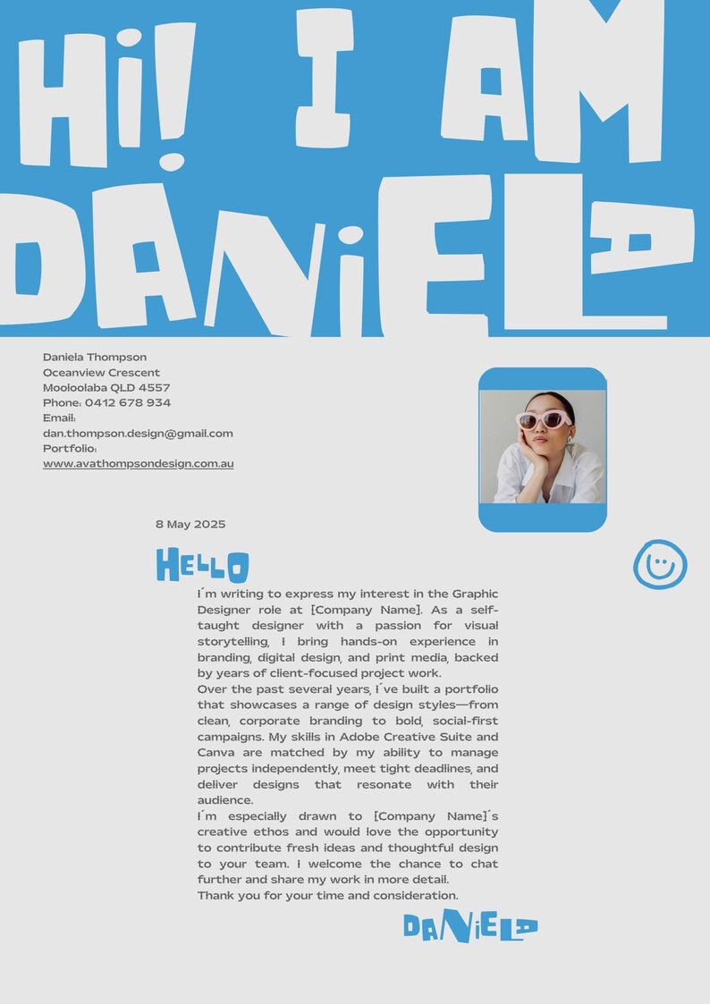 Professional Resume CANVA Template, Editable | Minimalist Resume, CV ...